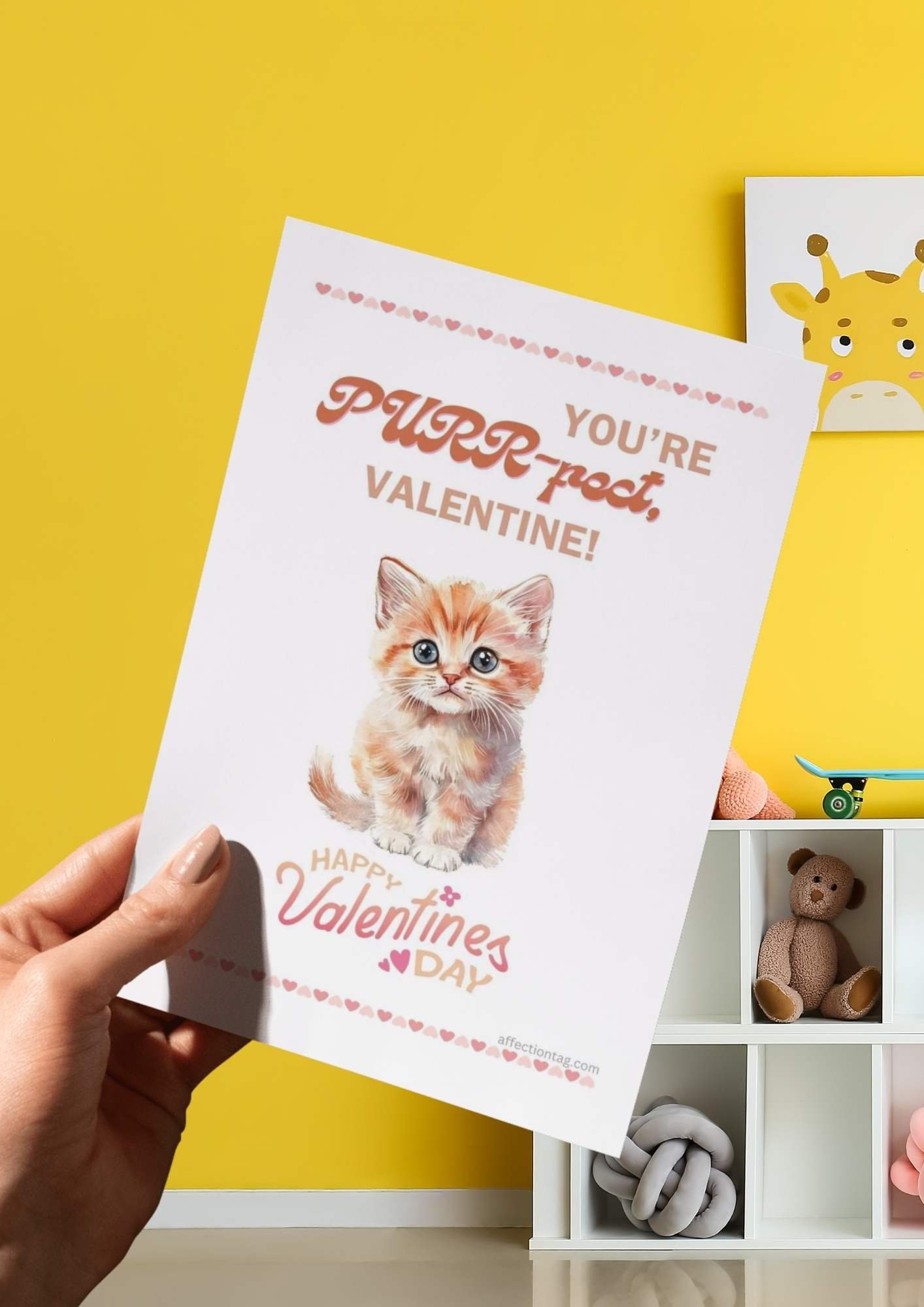 Animal-Themed Valentine's Cards: Adorable Free Printables for Everyone ...