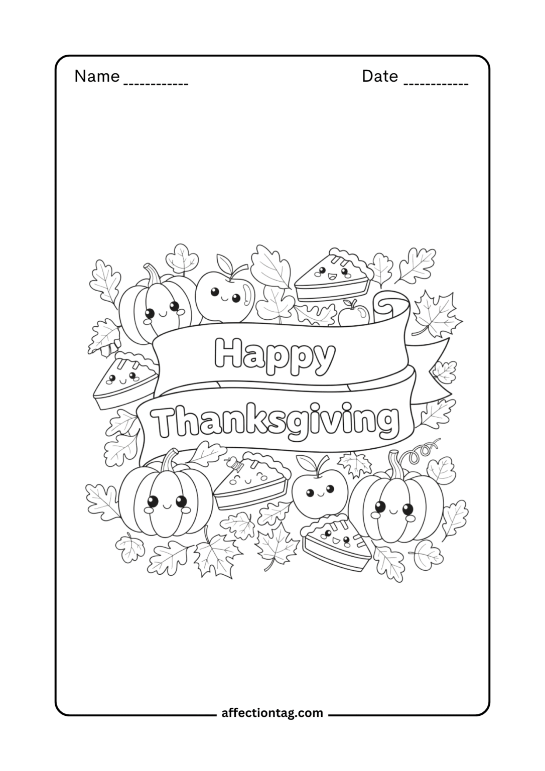 Thanksgiving Coloring Pages (Free Printables for Kids & Classrooms ...